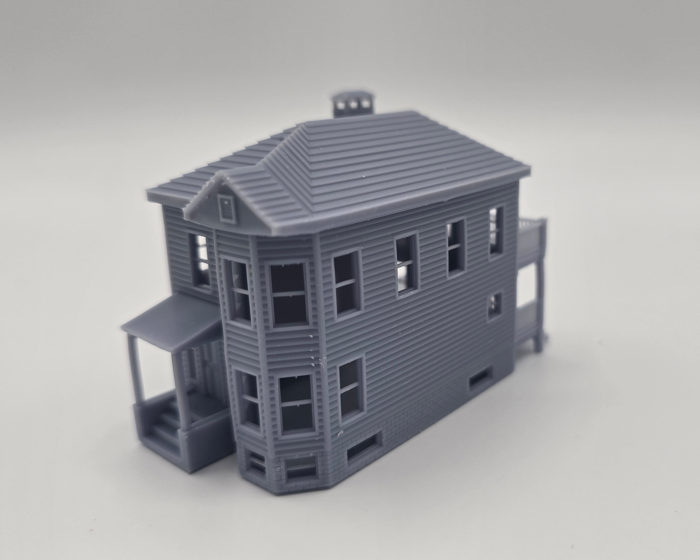 N Scale Two-Story House – Mr Craft Structures