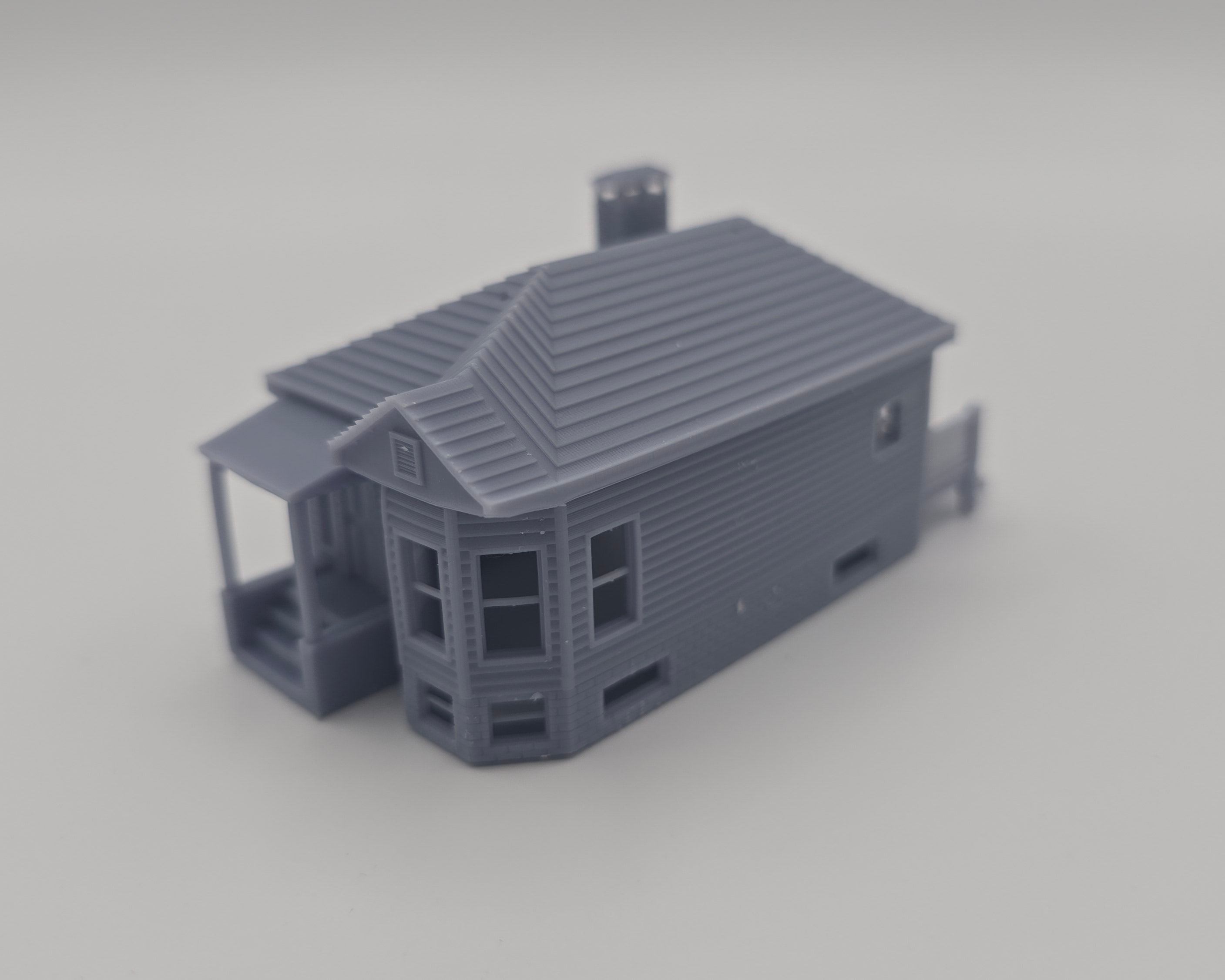 N Scale Single-Story House – Mr Craft Structures