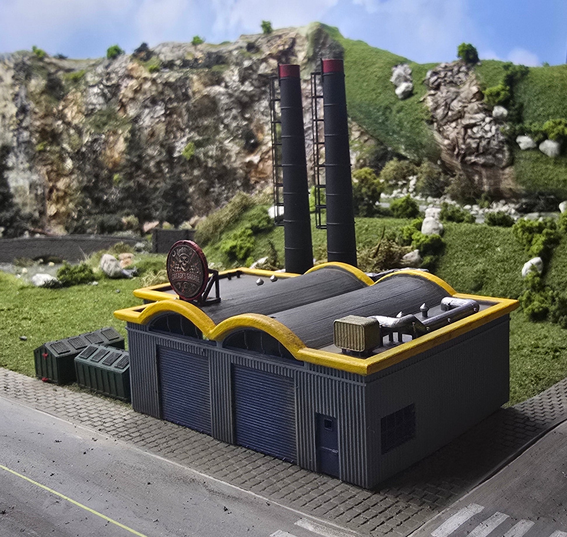 N Scale Oil & Lubricants Plant – Industrial Building (1:160) – Mr Craft ...